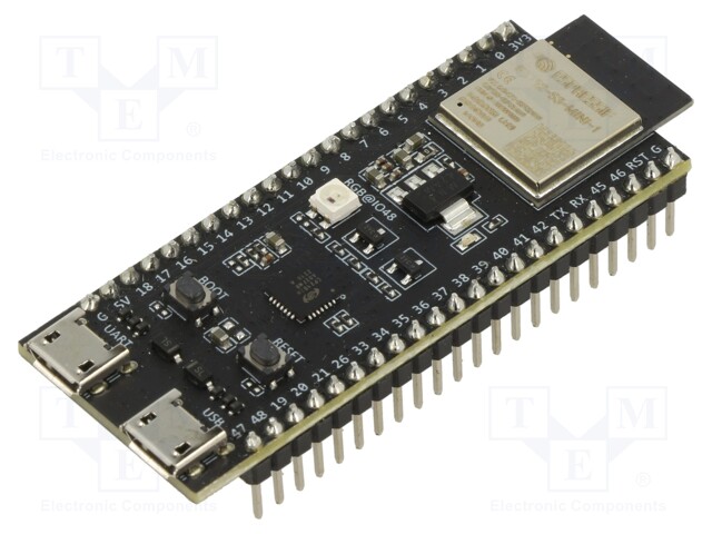 Dev.kit: WiFi; ADC,GPIO,I2C,I2S,PWM,SPI,UART,USB; 5VDC | Teval Elektroonika Dev.kit: WiFi; ADC,GPIO,I2C,I2S,PWM,SPI,UART,USB; 5VDC | Teval Elektroonika